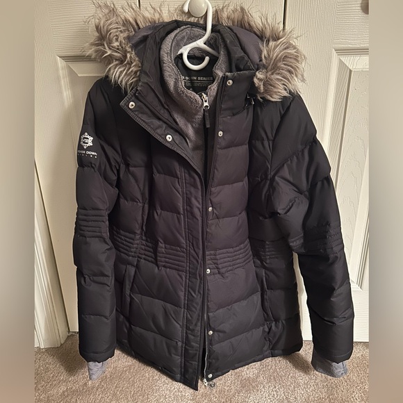 Free Country | Jackets & Coats | Free Country Black Power Down Jacket ...